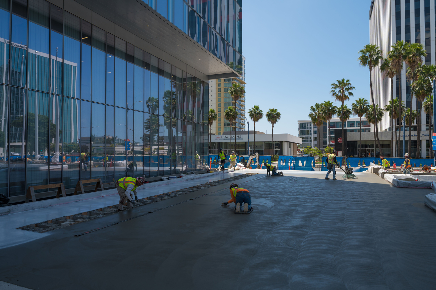 Interior of Port Headquarters at new Long Beach Civic Center
